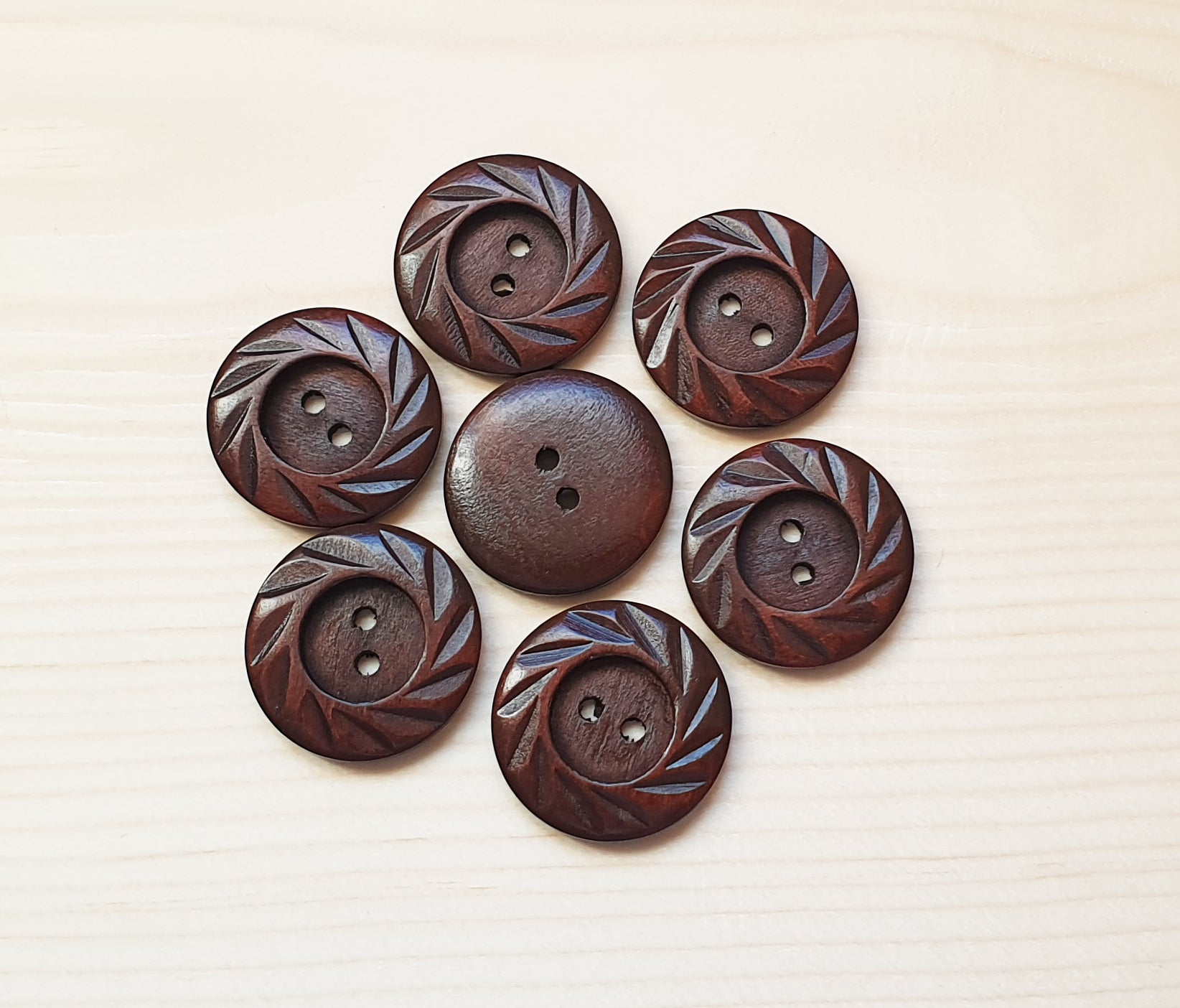 Buttons - Wooden Classic Patterns – AvocadoStitches